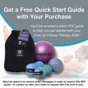 Tune Up Fitness – Alpha Ball | Larger Sized Yoga Massage Therapy Ball | Deep Tissue Myofascial Release and Pain Relief for Upper & Lower Back, Shoulders, QL, Hamstrings, Hips, Glutes, Piriformis