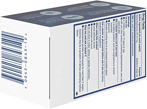 Simply Sleep Nighttime Sleep Aid Caplets - 100 caplets, Pack of 3