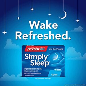 Simply Sleep Nighttime Sleep Aid Caplets - 100 caplets, Pack of 3