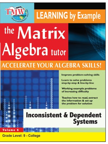 Matrix Algebra Tutor: Inconsistent & Dependent Systems