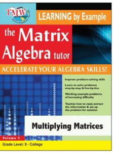 matrix algebra tutor: multiplying matrices