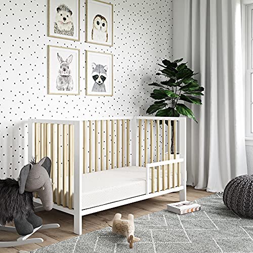 Safety 1st Heavenly Dreams Ultra Baby Crib & Toddler Bed Mattress, Machine Washable, Breathable, Removable Cover, Firm, Fits Standard Size Cribs & Toddler Beds