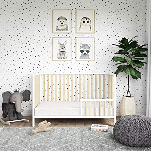 Safety 1st Heavenly Dreams Ultra Baby Crib & Toddler Bed Mattress, Machine Washable, Breathable, Removable Cover, Firm, Fits Standard Size Cribs & Toddler Beds