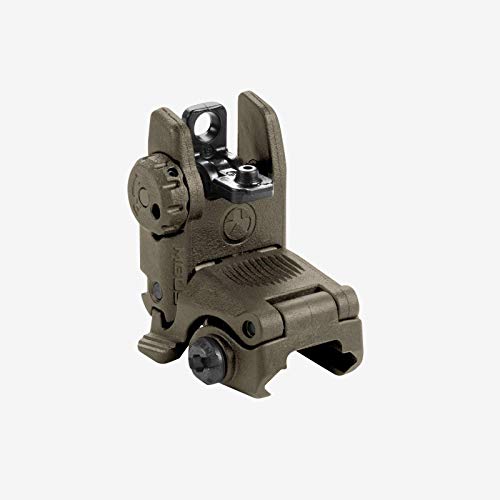 Magpul MBUS Flip-Up Backup Sights, Black, Rear Sight