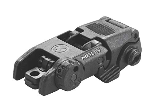 Magpul MBUS Flip-Up Backup Sights, Black, Rear Sight