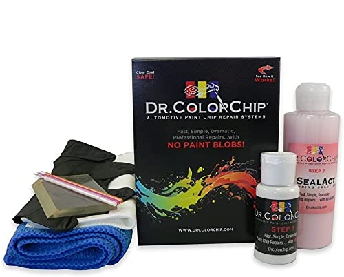 Dr. ColorChip Squirt-n-Squeegee Automobile Touch-Up Paint Kit, Compatible with the 2018 Nissan X-Trail, Light Brown Metallic (C51)