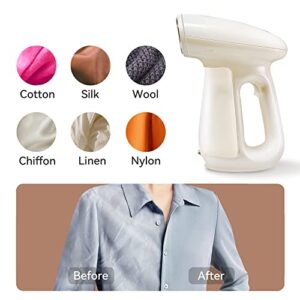 Bear Steamer for Clothes, Handheld Clothes Steamer,1300W Strong Power Garment Steamer with 230ml Tank,Fast Heat-up, Auto-Off, Steam Iron Fabric Wrinkle Remover with Brush for Home and Travel