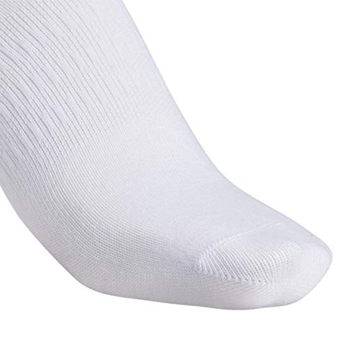 adidas Men's Superlite No Show Socks (6-Pair), White/Black/Onix Grey, Large