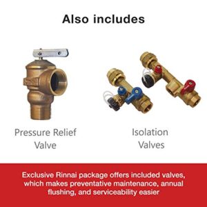 Rinnai RL94eP Non-Condensing Propane Tankless Water Heater, Outdoor Installation, Up to 9.8 GPM