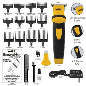 Wahl Lifeproof Rechargeable Trimmer No.09953-1601 for Beards/Mustache/Goatee with Self Sharpening Blades, 1.05 Pound