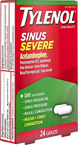 TYLENOL SINUS SEVERE CAPS 24