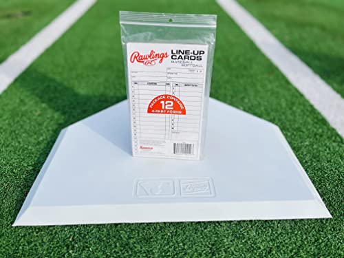 Rawlings | SYSTEM-17 Lineup Card Refill Pack | Baseball/Softball | Four-Part Lineup Cards