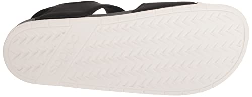 adidas Unisex Adilette Sandals, Black/White/Black, 7 US Men