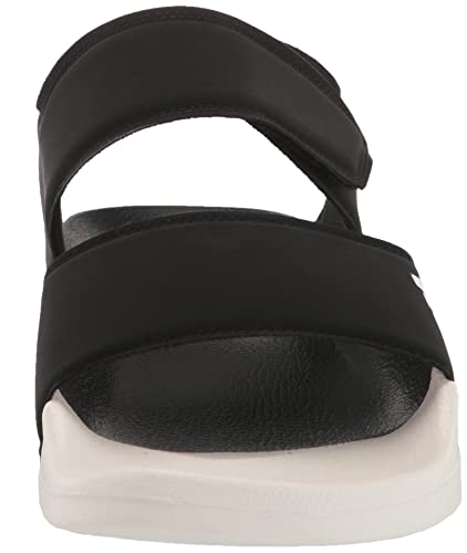 adidas Unisex Adilette Sandals, Black/White/Black, 7 US Men