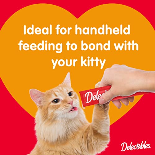 Hartz Delectables Squeeze Up Senior 10+ Interactive Lickable Wet Cat Treats