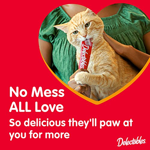 Hartz Delectables Squeeze Up Senior 10+ Interactive Lickable Wet Cat Treats