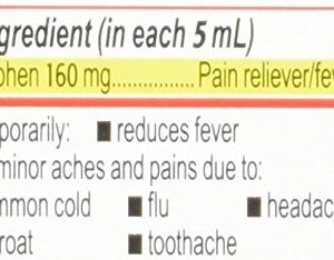 Infants' Tylenol Acetaminophen Liquid Medicine, Cherry, 2 fl. oz