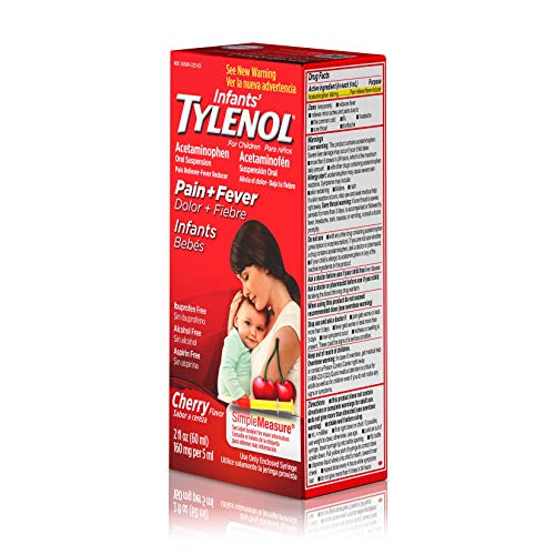 Infants' Tylenol Acetaminophen Liquid Medicine, Cherry, 2 fl. oz