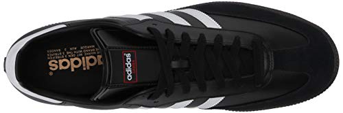 adidas Men's Samba Soccer Shoe, White/Black, 11 M US