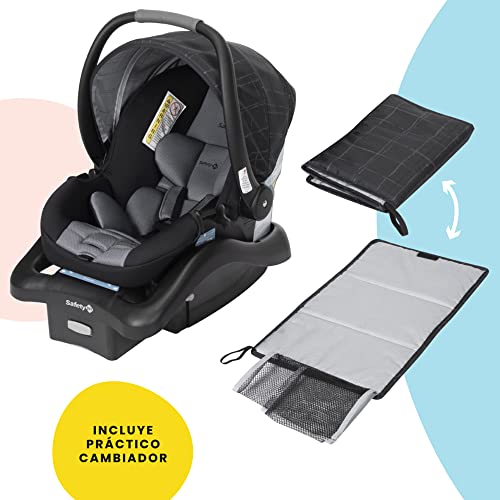 Safety 1st Smooth Ride QCM Travel System, Fast, 1-Hand Lift to fold, High Street