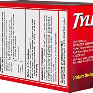 TYLENOL CAPSULE EXTRA STRENGTH 500mg - 100 Ct, Pack of 2