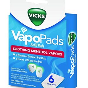 Vicks Soothing Vapors Replacement Pads, White