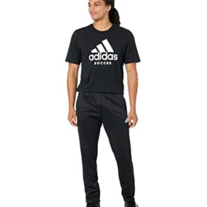 adidas Men's AEROREADY Game and Go Small Logo Tapered Pants, Black, Medium