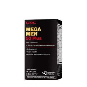 gnc mega men 50 plus multivitamin