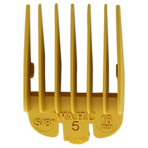 wahl professional #5 color coded guide comb attachment 5/8″ (16 mm) – 3135-1303 – great for professional stylists and barbers – yellow