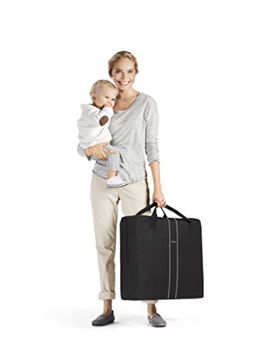 BABYBJORN Travel Crib Light - Silver + Fitted Sheet Bundle Pack