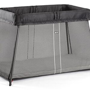 BabyBjörn Travel Crib Light - Black (040280US), One Size