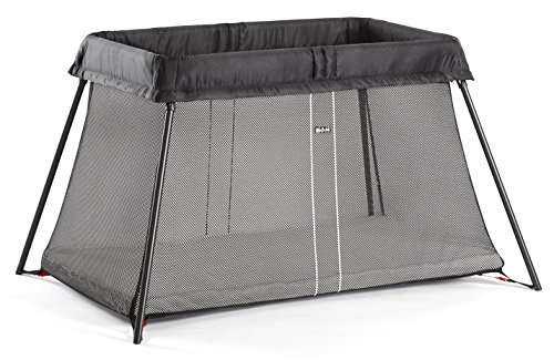 BabyBjörn Travel Crib Light - Black (040280US), One Size