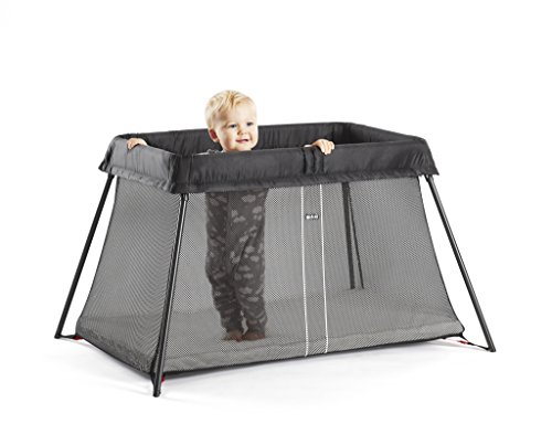 BabyBjörn Travel Crib Light - Black (040280US), One Size