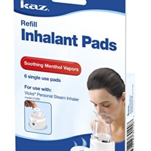 Kaz Aromatic Inhalant Pads, 6 Count