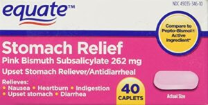 equate stomach relief caplets 40ct