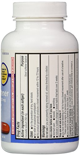 Equate Extra Strength Stool Softener, 250mg, 140ct, Compare to Colace Stool Softener