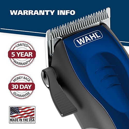 Wahl Self Cut Compact Corded Clipper Personal Haircutting Kit with Adjustable Taper Lever, and 12 Hair Clipper Guards for Clipping, Trimming & Personal Grooming – Model 79467