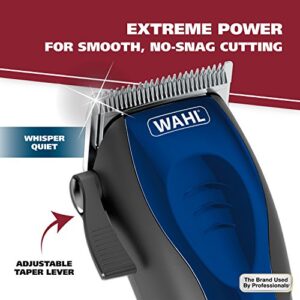 Wahl Self Cut Compact Corded Clipper Personal Haircutting Kit with Adjustable Taper Lever, and 12 Hair Clipper Guards for Clipping, Trimming & Personal Grooming – Model 79467