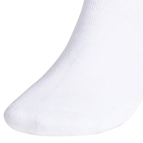 adidas Originals Trefoil Crew Socks (6-Pair), White/Black, Large