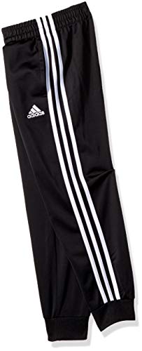 adidas Boys' Big Active Sports Athletic Tricot Jogger Pant, Iconic Black, 14/16