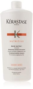 kerastase nutritive bain satin 1 exceptional nutrition shampoo (for normal to slightly dry hair) 1000ml/34oz