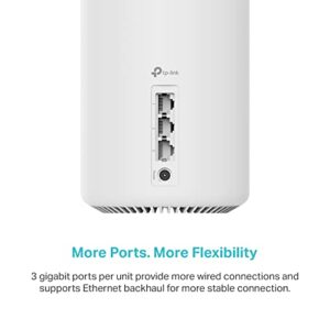 TP-Link Deco AXE5400 Tri-Band WiFi 6E Mesh System(Deco XE75) - Covers up to 5500 Sq.Ft, Replaces WiFi Router and Extender, AI-Driven Mesh, New 6GHz Band, 2-Pack