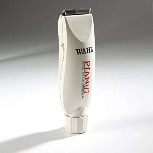 Wahl Professional Cordless White Peanut Hair and Beard Clipper Trimmer with a Powerful Rotary Motor for Professional Barbers and Stylists - Model 8663