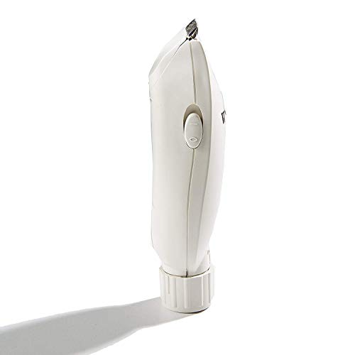 Wahl Professional Cordless White Peanut Hair and Beard Clipper Trimmer with a Powerful Rotary Motor for Professional Barbers and Stylists - Model 8663