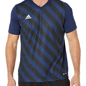 adidas Men's Entrada 22 Graphic Jersey, Team Navy Blue/Black, Medium