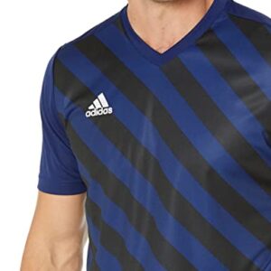 adidas Men's Entrada 22 Graphic Jersey, Team Navy Blue/Black, Medium