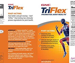 GNC TriFlex FastActing 240 Caplets