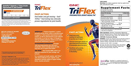 GNC TriFlex FastActing 240 Caplets