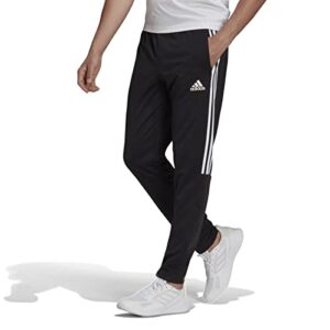 adidas men’s standard sereno pant, black/white, medium