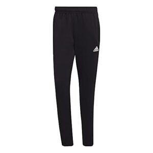 adidas Men's Standard Sereno Pant, Black/White, Medium